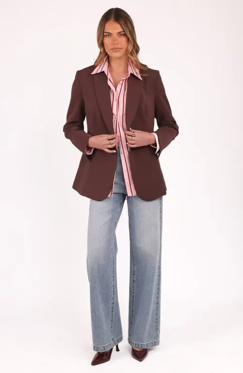 PETAL & PUP Leo One-button Blazer