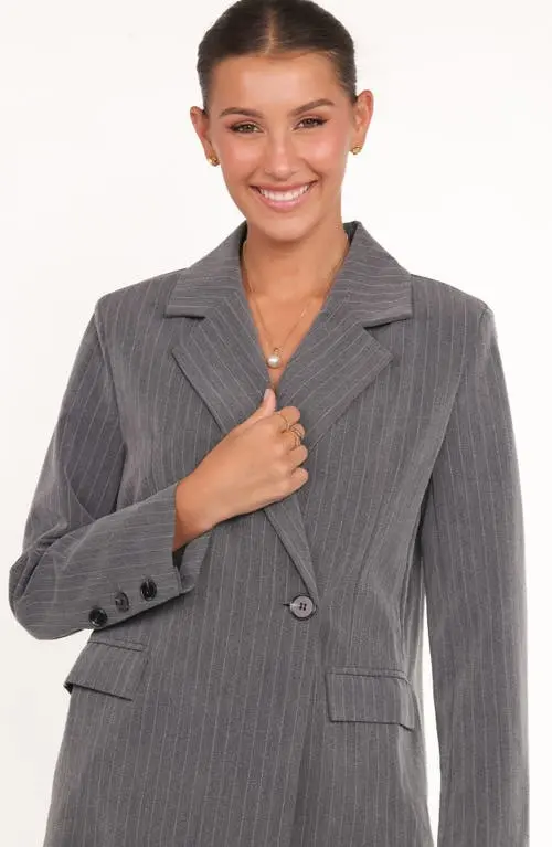 PETAL & PUP Pinstripe Longline Blazer