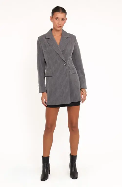 PETAL & PUP Pinstripe Longline Blazer