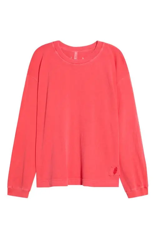 Free People Hustle Layer Knit Top - Grapefruit