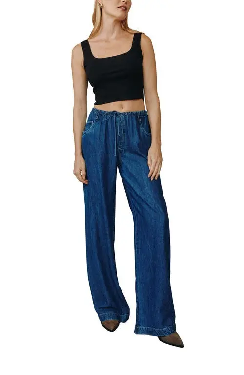 Bella Dahl Drawstring Waist Relaxed Fit Jeans