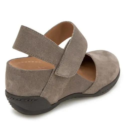 Jambu Nia Wedge Shoes - Taupe