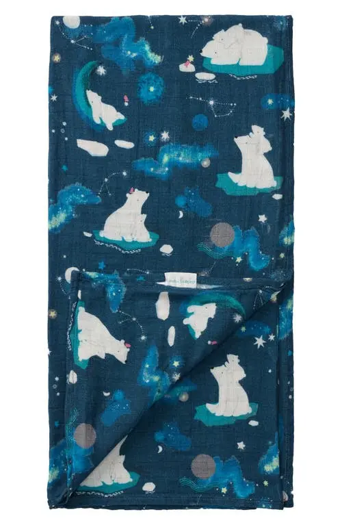 LOULOU LOLLIPOP Muslin Swaddle Blanket - Stargazing Bears