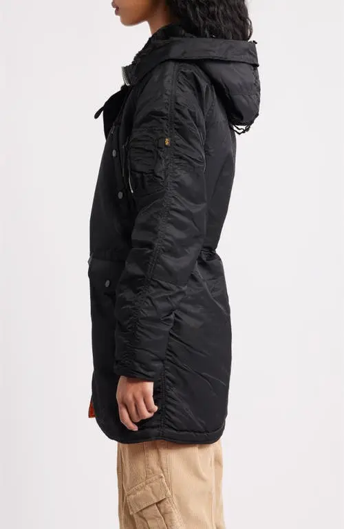 Alpha Industries N-3b Water Resistant Parka With Removable Faux Fur Trim