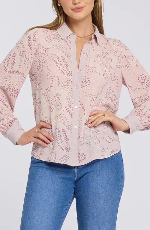 NYDJ Taylor Print Shirt - Rockflower Combo