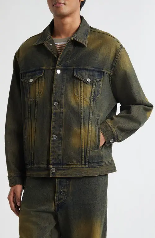 SONG FOR THE MUTE Oversized Denim Worker Jacket