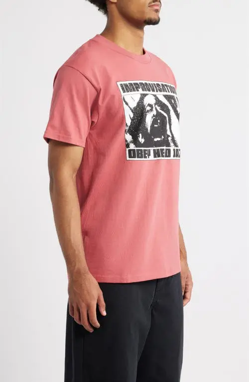 Obey Improvisation Cotton Graphic T-shirt
