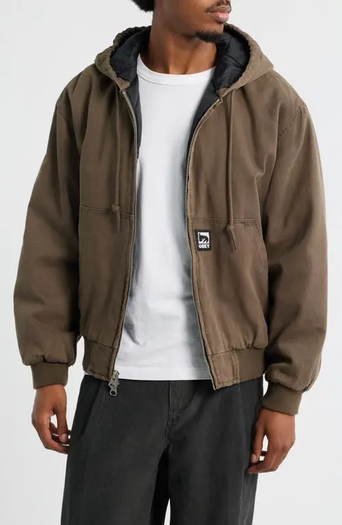 Obey Cotton Hooded Jacket