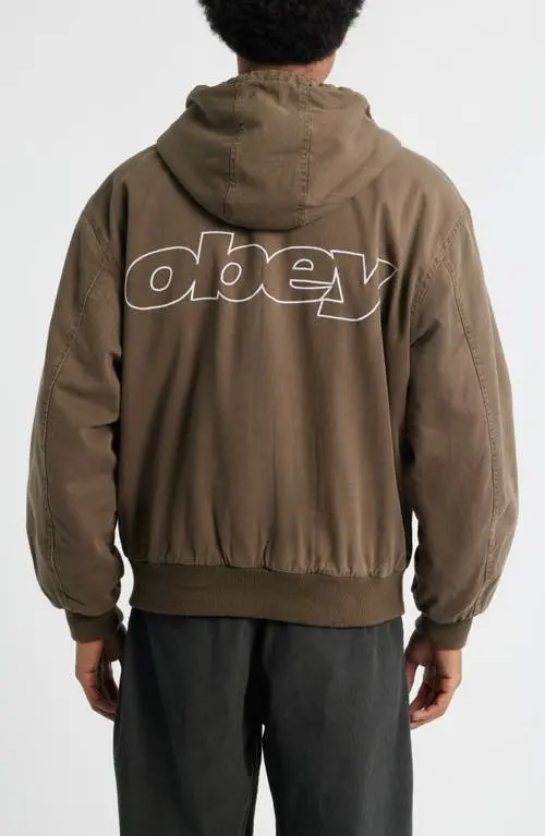 Obey Cotton Hooded Jacket