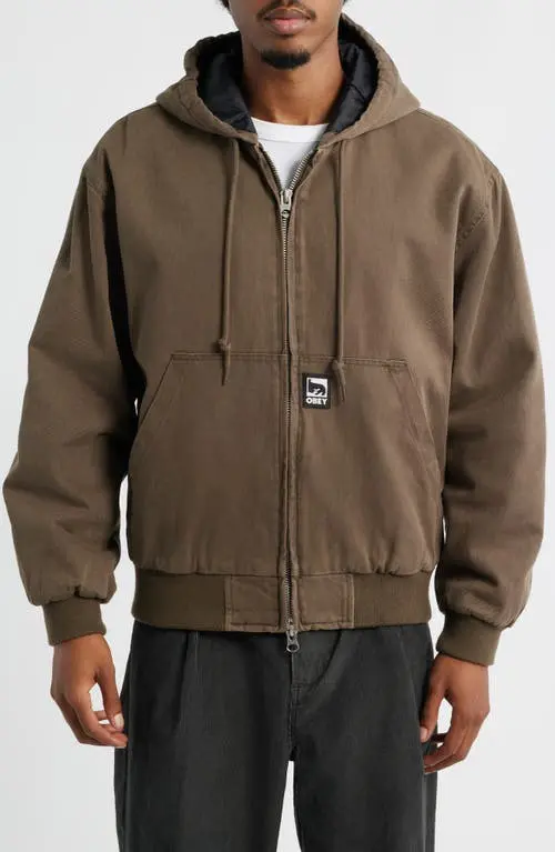 Obey Cotton Hooded Jacket