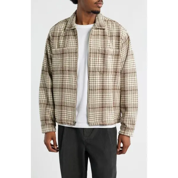 Obey Parker Cotton Zip-up Shirt Jacket