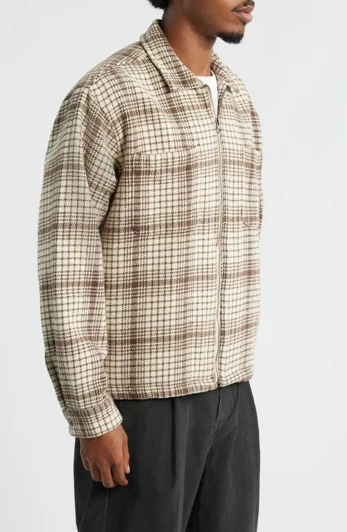Obey Parker Cotton Zip-up Shirt Jacket