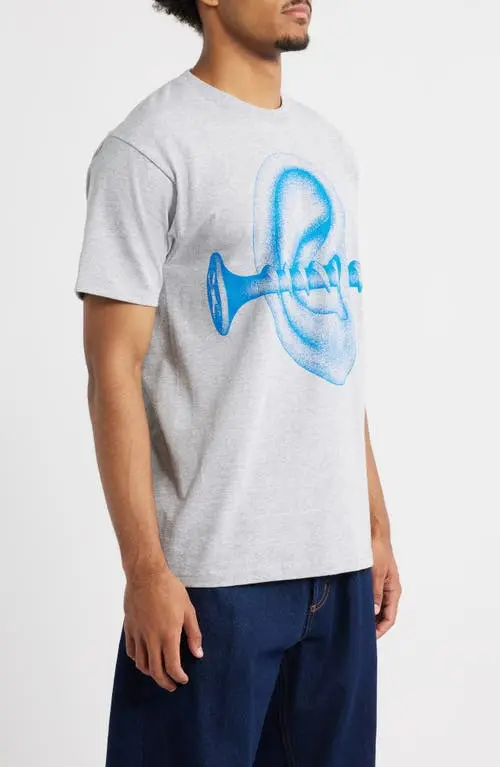 Obey Records Ear Cotton Graphic T-shirt