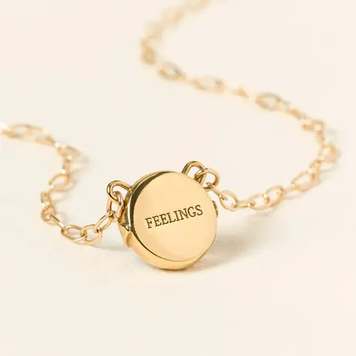 UNCOMMON GOODS Color-changing Mood Pendant Necklace