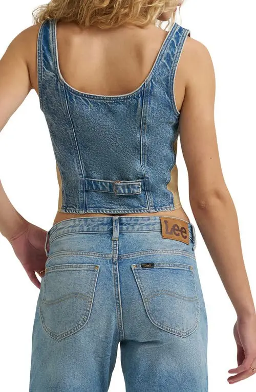 LEEM Back Belt Denim Tank
