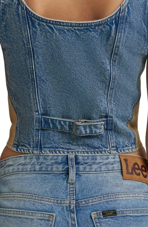 LEEM Back Belt Denim Tank