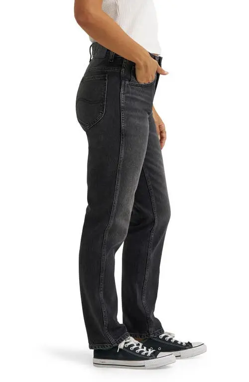 LEEM Rider™ Slim High Rise Straight Leg Jeans