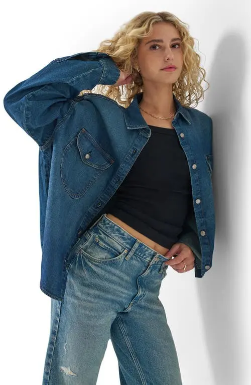 LEEM Denim Swing Back Shirt