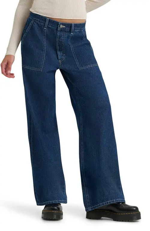 LEEM Patch Pocket Slouchy Cotton And Linen Jeans - Switch It Up