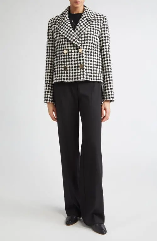 Max Mara Houndstooth Tweed Jacket