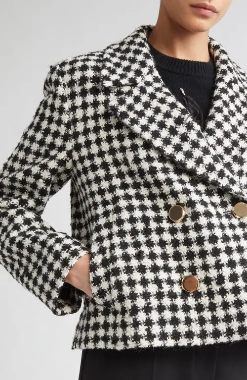 Max Mara Houndstooth Tweed Jacket