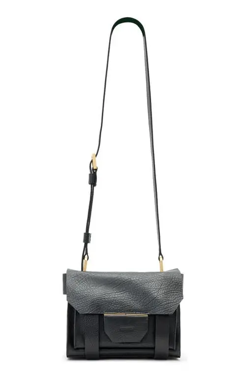 ALLSAINTS Mini Ursa Leather Crossbody Bag - Black