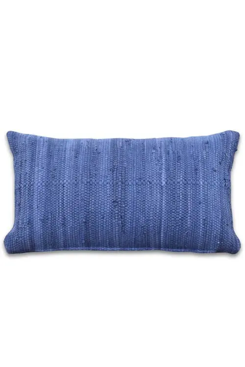 PILLOWPIA Chindi Lumbar Pillow Cover - Marine