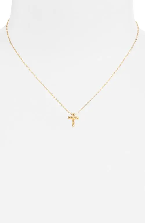 Argento Vivo Cross Pendant & Stud Earrings Set