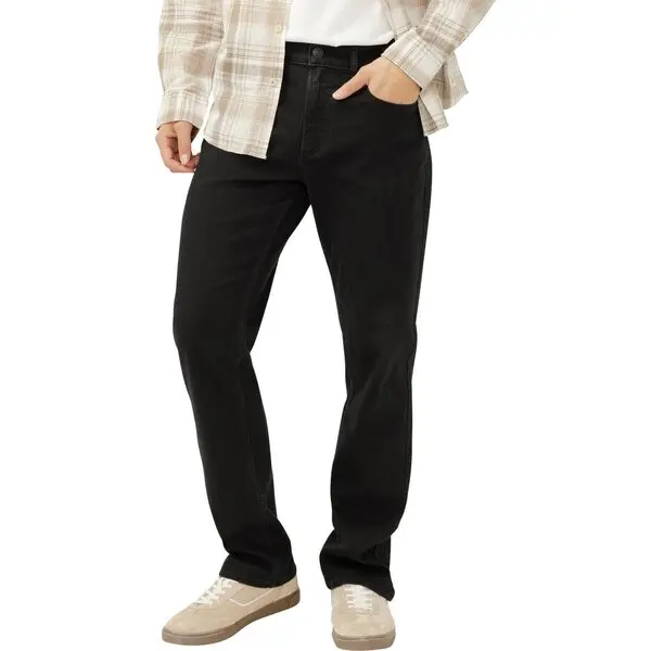 SILVER JEANS CO. Grayson Classic Straight Leg Jeans - Black