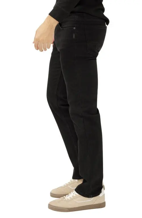 SILVER JEANS CO. Allan Slim Straight Leg Jeans - Black