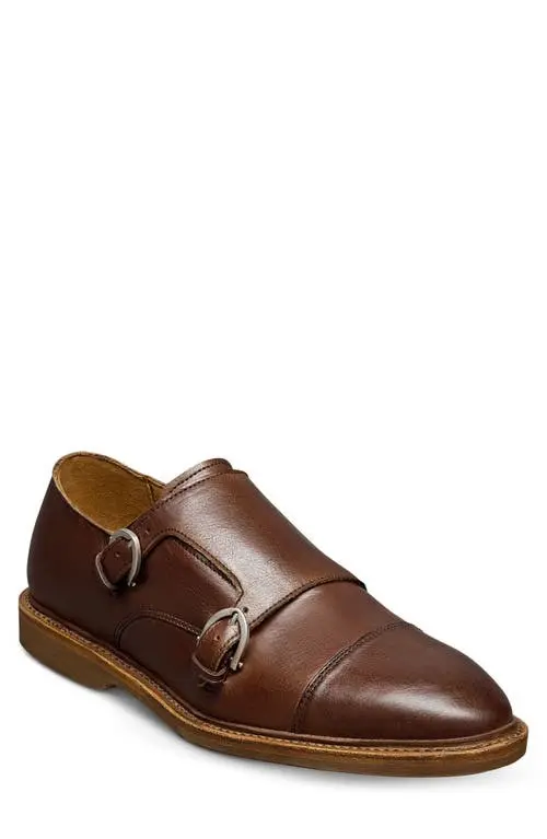 Allen Edmonds Kingston Verse Two Buckle Monk Shoes - Chili
