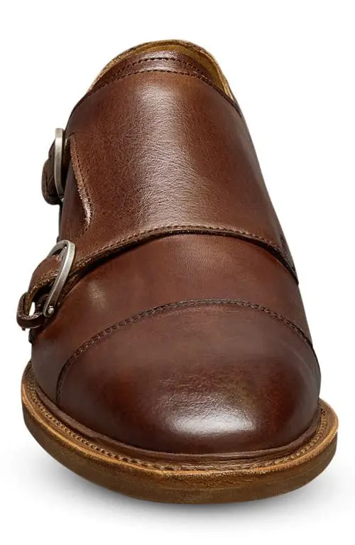 Allen Edmonds Kingston Verse Two Buckle Monk Shoes - Chili