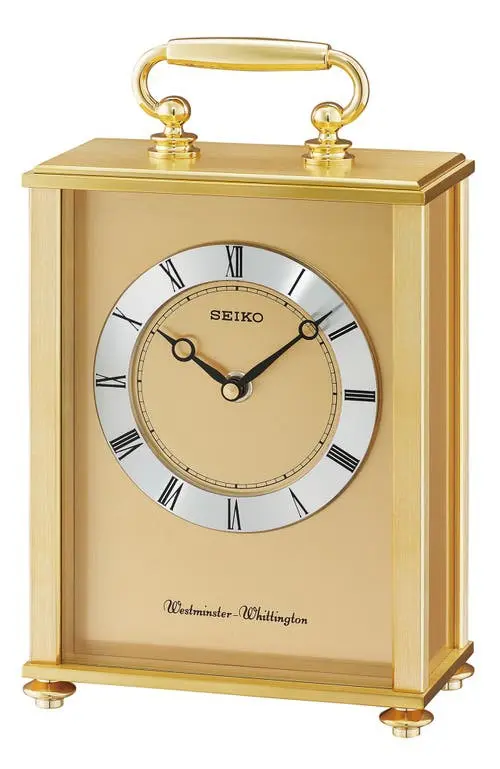 SEIKO Tama Dual Chime Parlor Clock - Gold