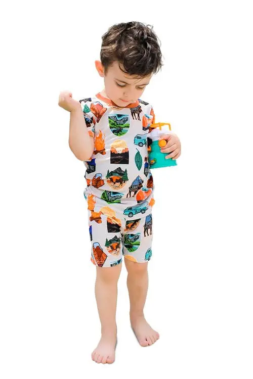 FLETCH Tiny Traveler 2-piece Shorts Set