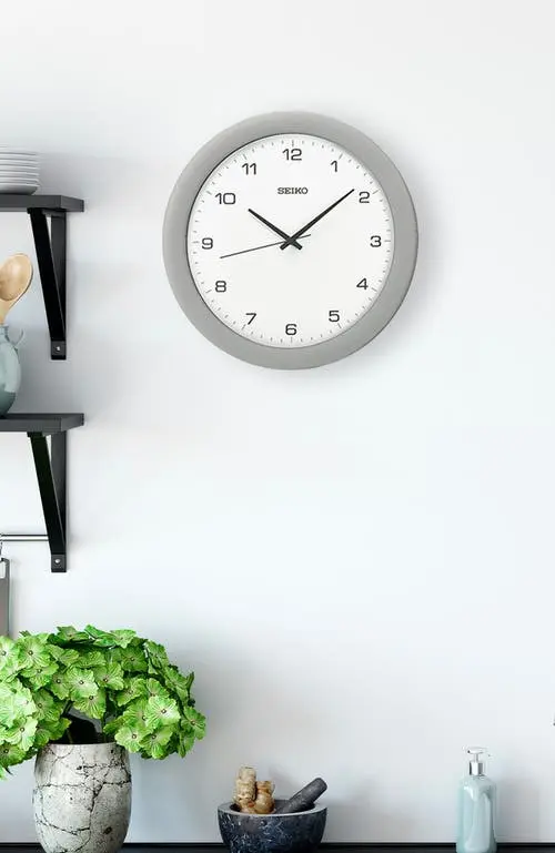 SEIKO Metallic Wall Clock