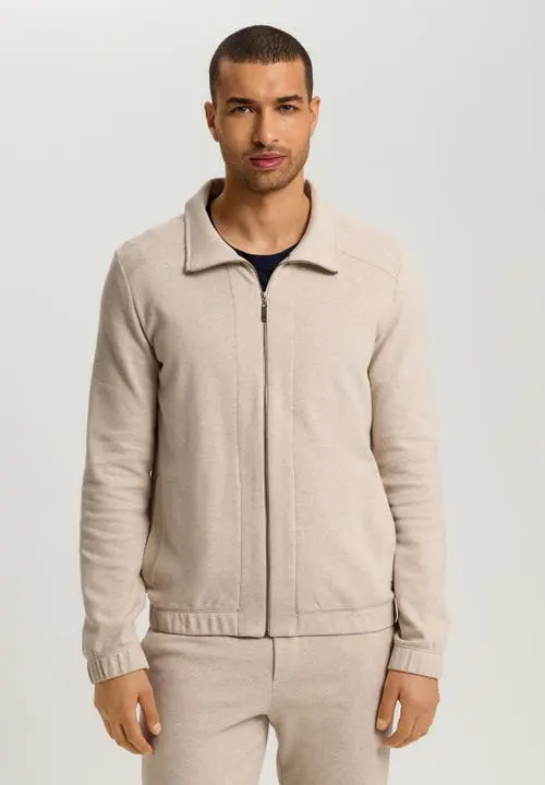 Hanro Organic Cotton Zip-up Jacket