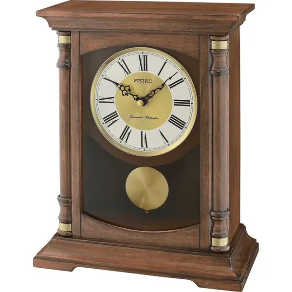 SEIKO Baron Pendulum Chime Clock - Brown