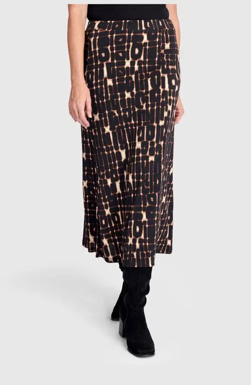 Alembika Glyph Pencil Maxi Skirt