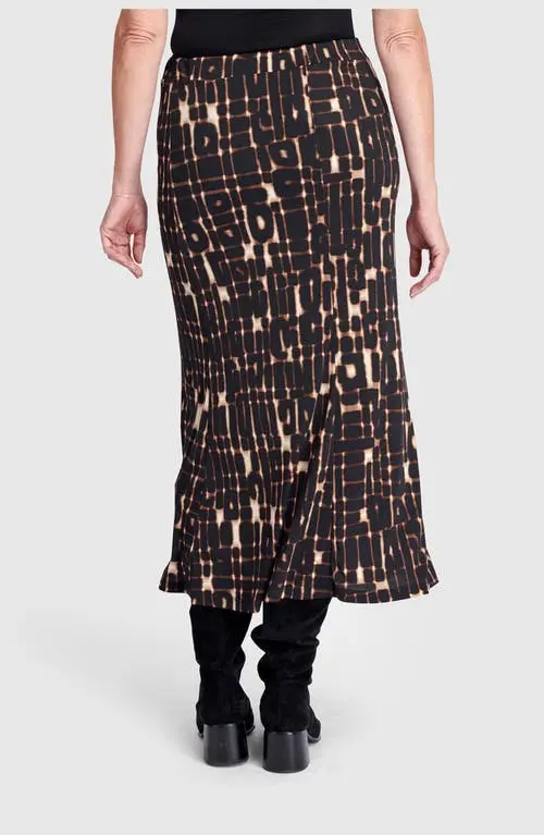 Alembika Glyph Pencil Maxi Skirt