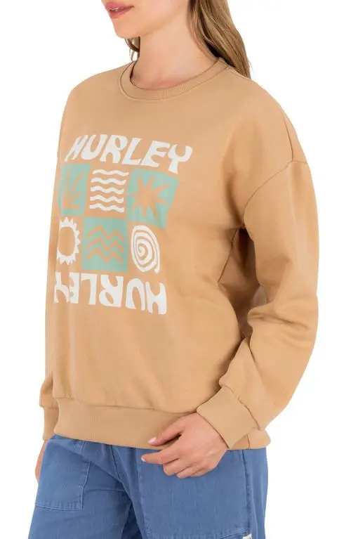 Hurley Logo Relaxed Sweatshirt