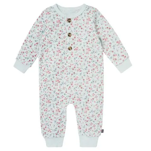 MODERN MOMENTS™ BY GERBER Long Leg Slouch Romper - Sky Floral