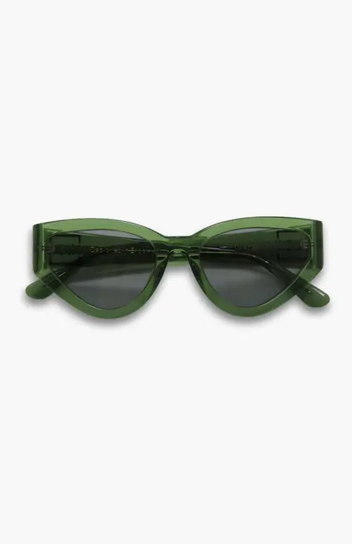 INDY Nolita Cat-eye Polarized Sunglasses - Green