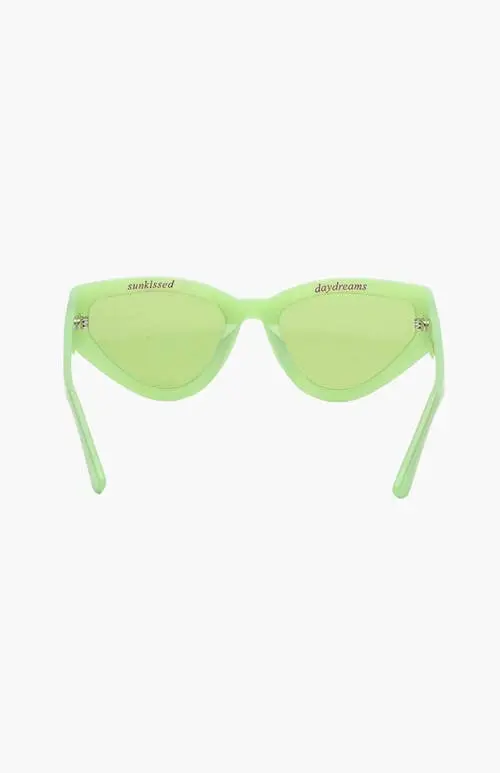 INDY Nolita Cat-eye Polarized Sunglasses - Lime