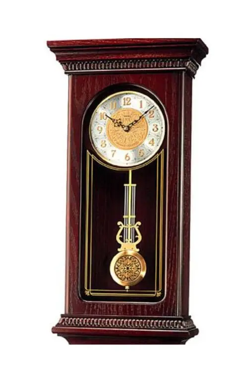 SEIKO Mahogany Pendulum Chime Clock - Brown