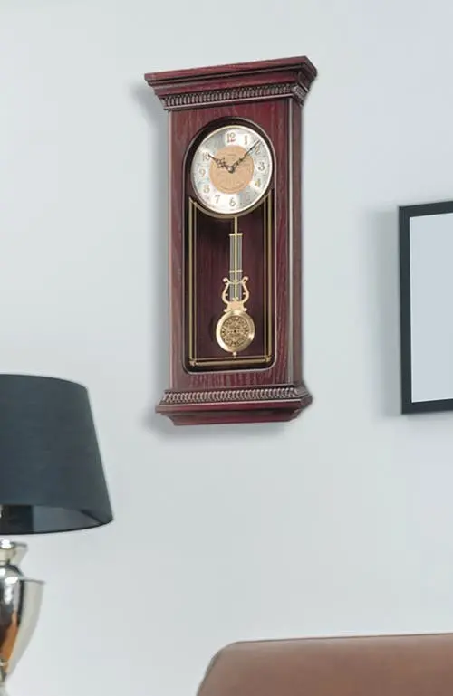 SEIKO Mahogany Pendulum Chime Clock