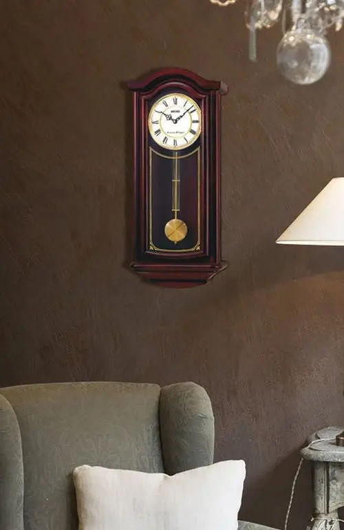 SEIKO Classic Mahogany Pendulum Chime Clock