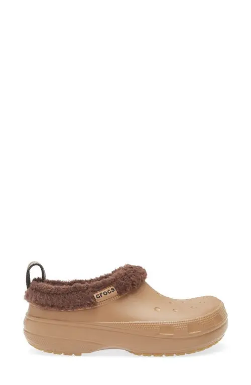 CROCS Classic Fleece Lined Clog - Sepia