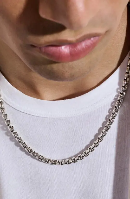 John Hardy Sterling Box Chain Necklace