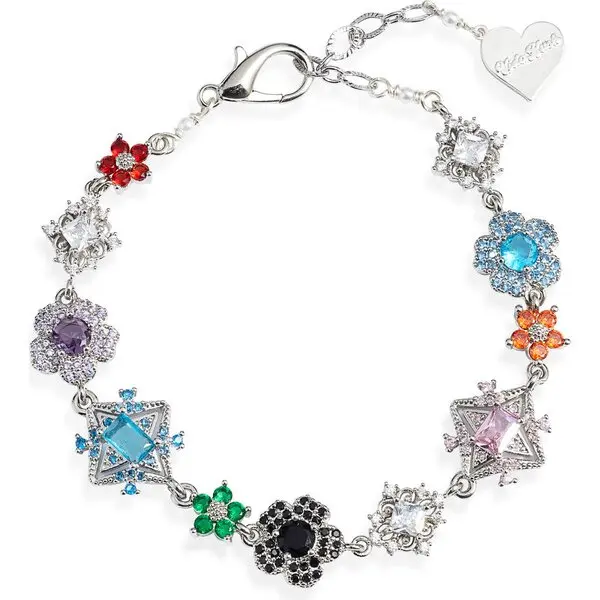 VIDAKUSH Organized Chaos Charm Bracelet - Silver