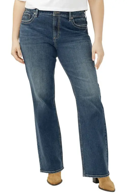 SILVER JEANS CO. Avery Curvy High-waist Bootcut Jeans